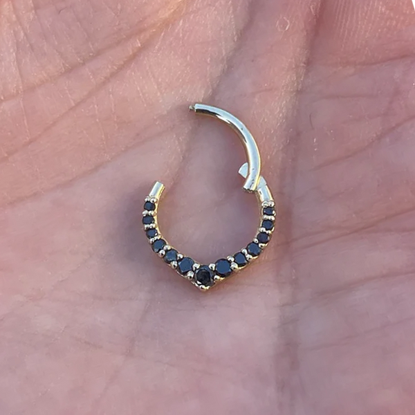 14k Gold Septum Piercing Jewelry | Stylish Septum Rings & Clickers ...